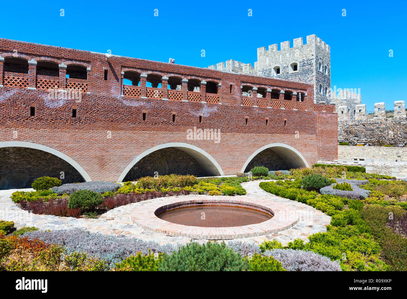 View of the famous Rabat or Rabati in Akhaltsikhe, Georgia Stock Photo ...