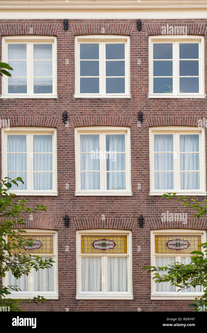 Stained glass window amsterdam holland hi-res stock photography and ...
