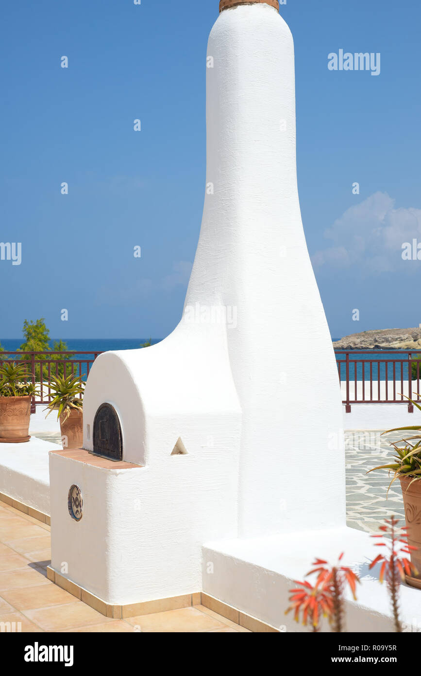 Traditional Greek oven outdoor, in Crete island, Greece Stock Photo - Alamy