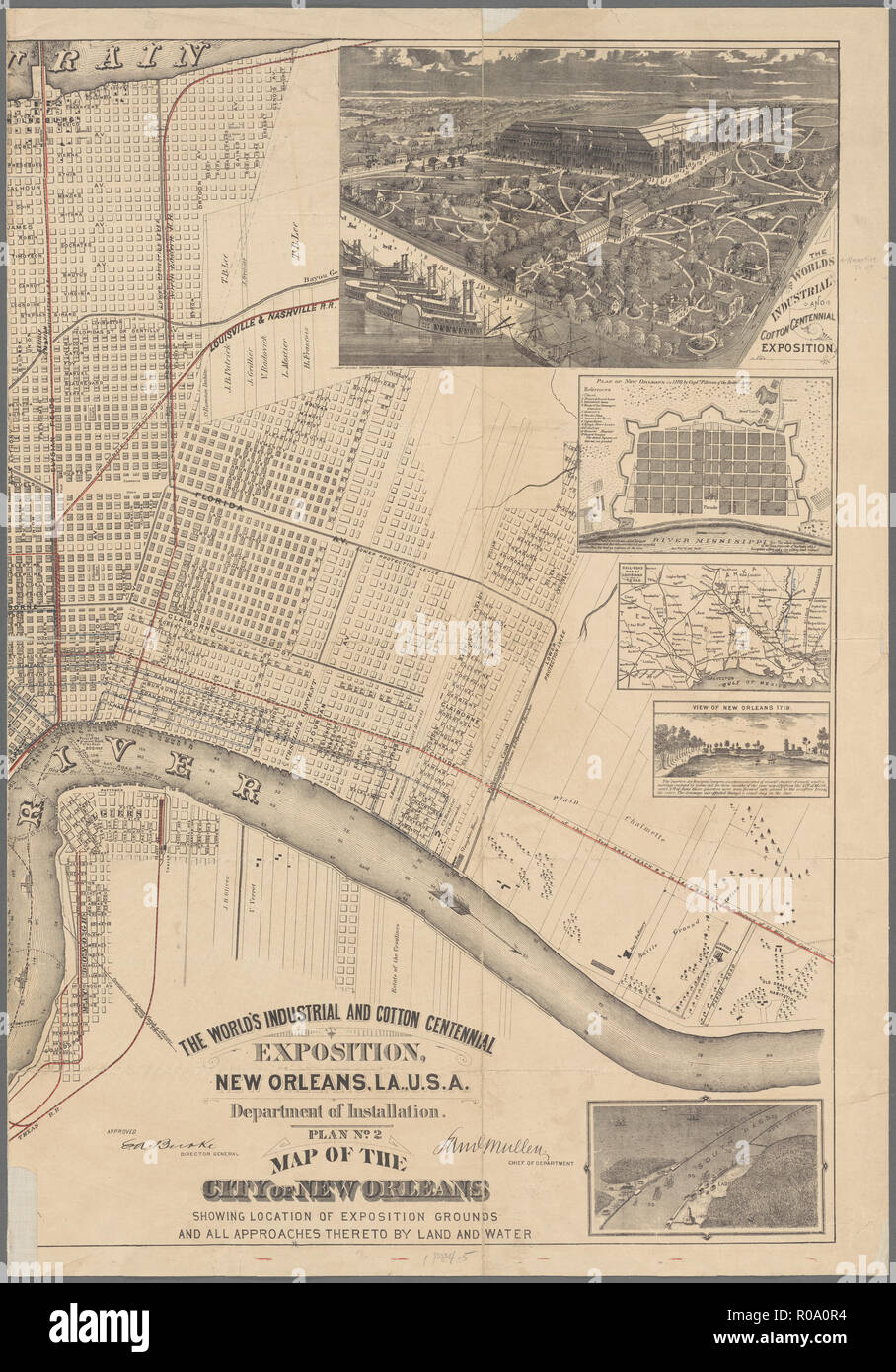 vintage landscape map Stock Photo - Alamy