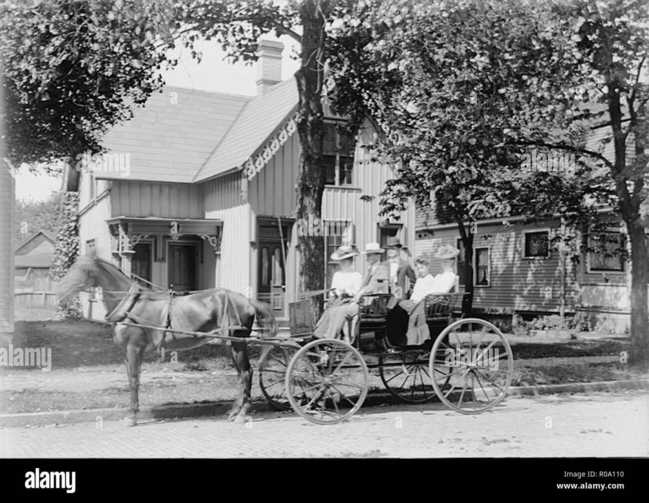 antique photo of vintage form of transportation, historical collection ...