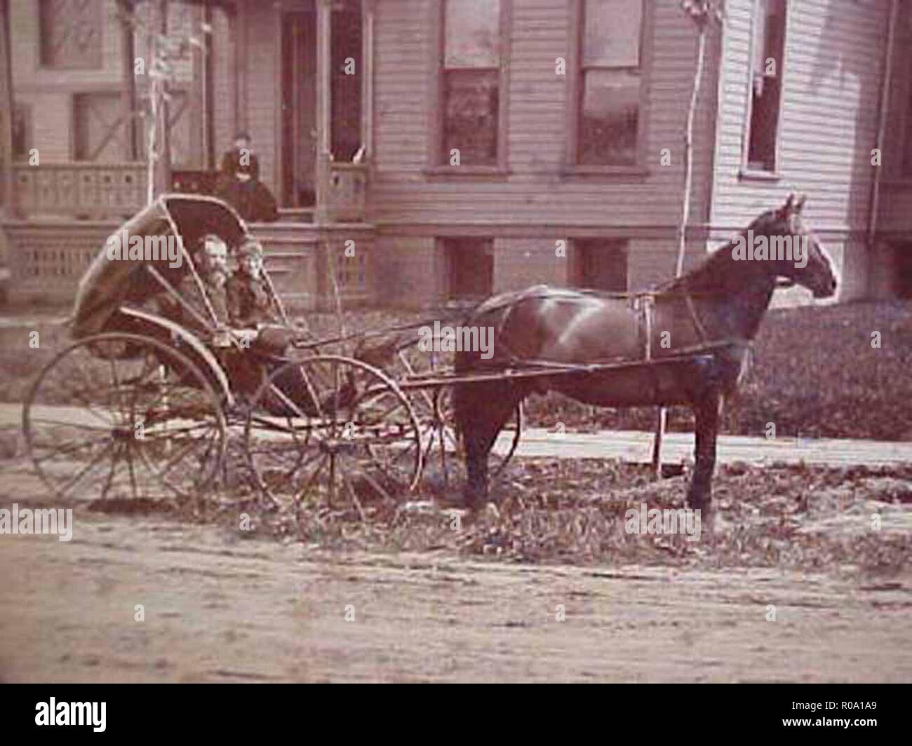 antique photo of vintage form of transportation, historical collection ...