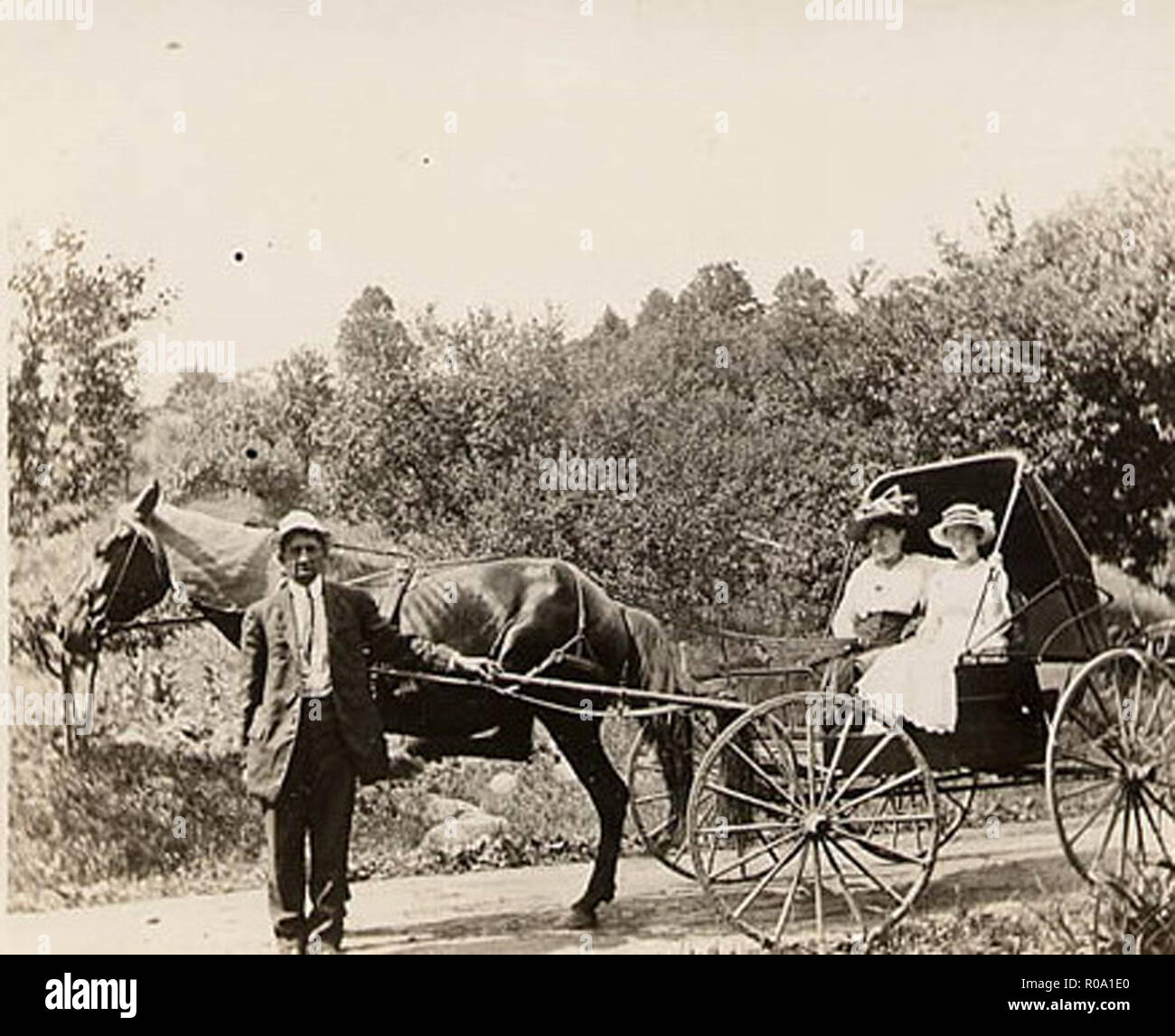 antique photo of vintage form of transportation, historical collection ...