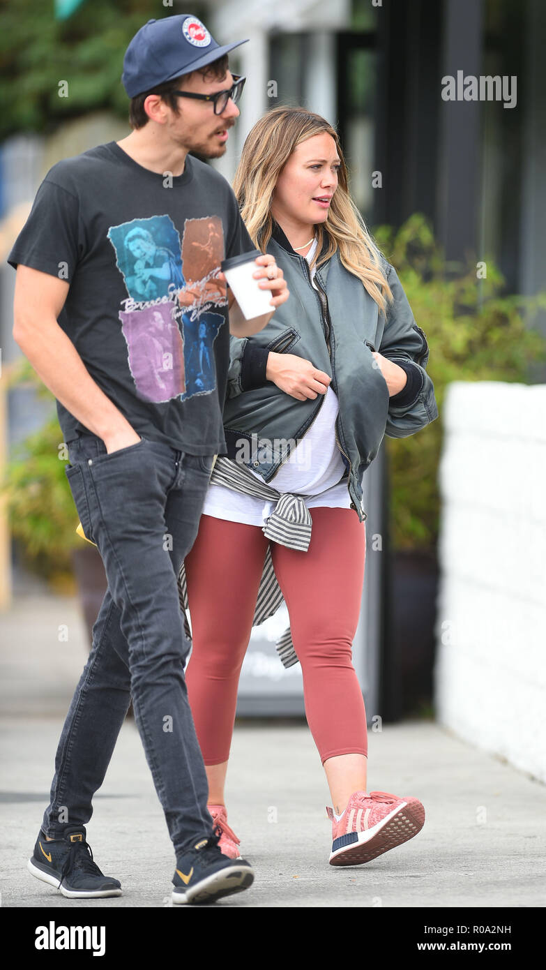 Hilary Duff and Matthew Koma are all smiles after getting lunch ...