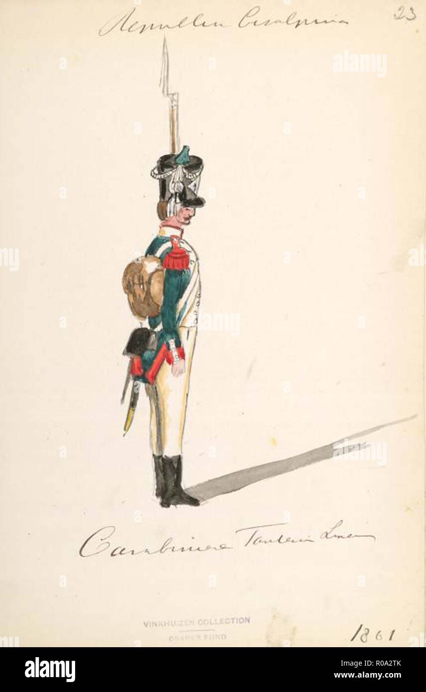 vintage italian army illustration Stock Photo - Alamy