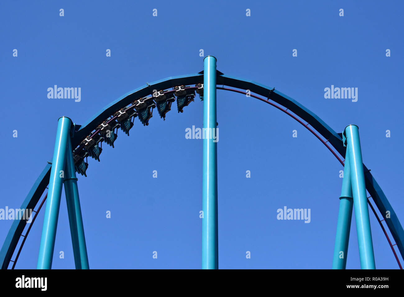 Rollercoaster Ride Upside Down High Resolution Stock Photography and ...
