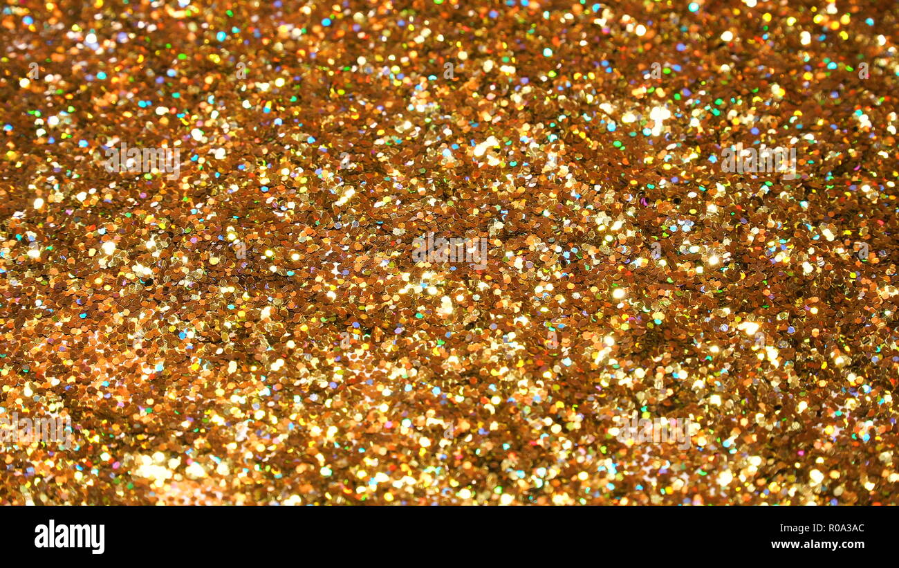 Glittering brilliance .Golden glimmered seamless loop abstract motion ...