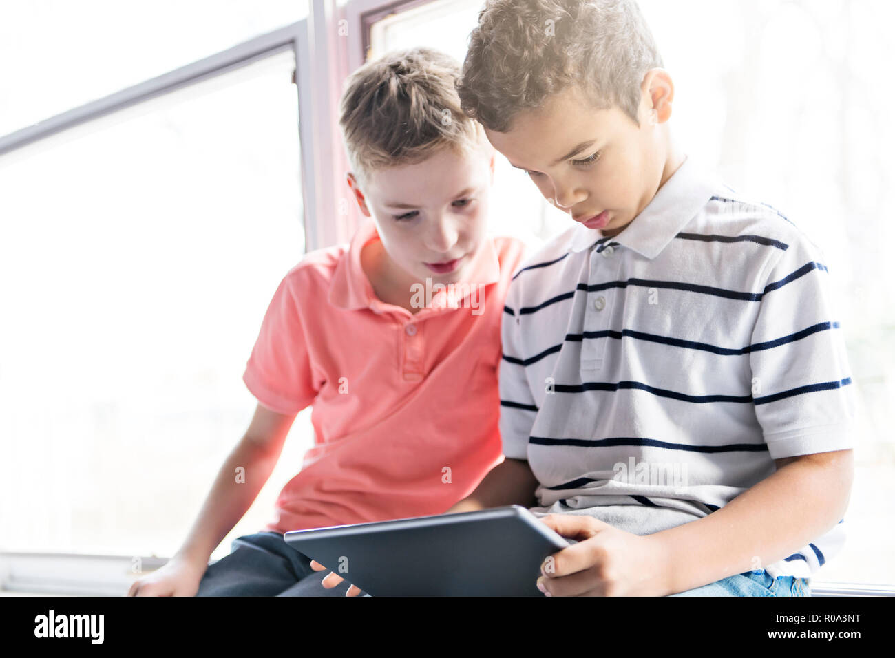 Child build computer hi-res stock photography and images - Alamy