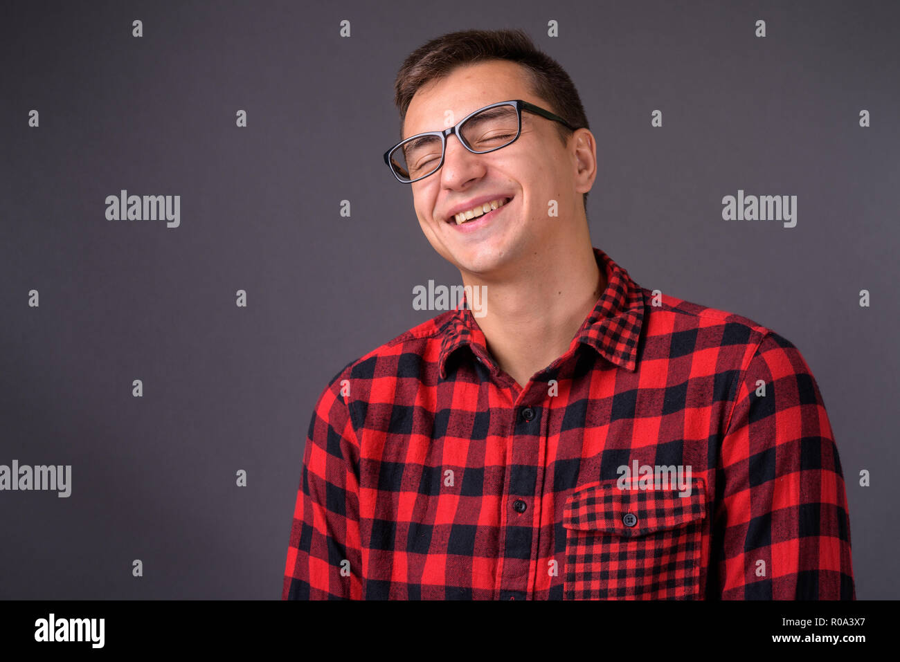 Man red eyes hi-res stock photography and images - Alamy