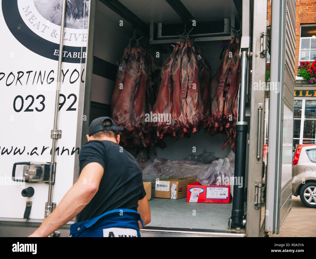 Meat truck hi-res stock photography and images - Alamy