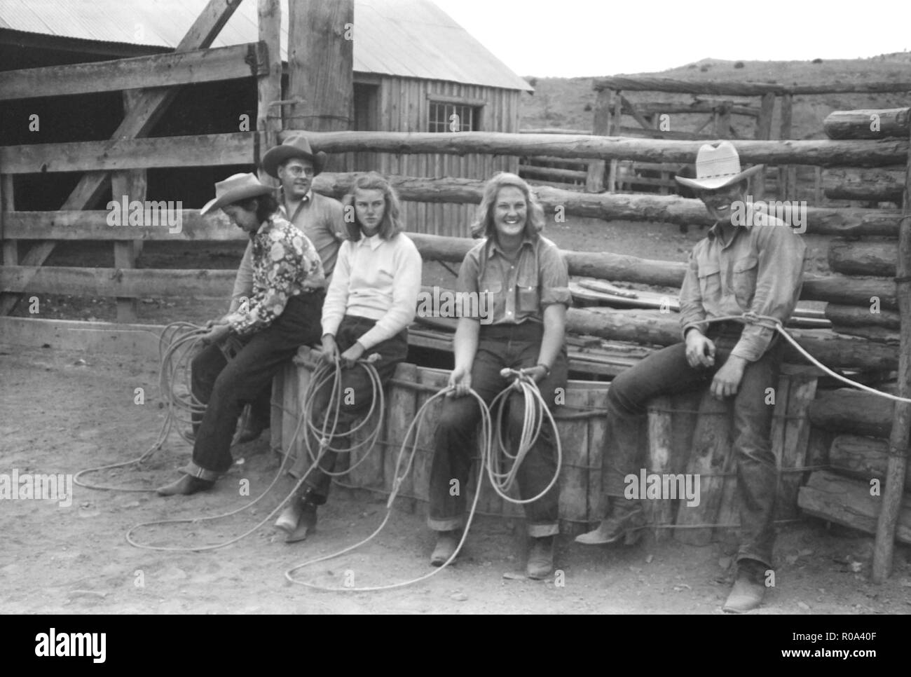 Montana rodeo 1930s hi-res stock photography and images - Alamy