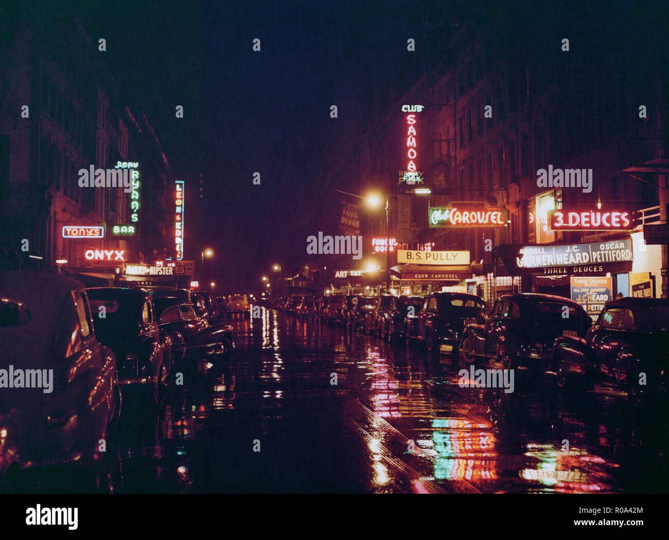 1940s new york street hi-res stock photography and images - Alamy