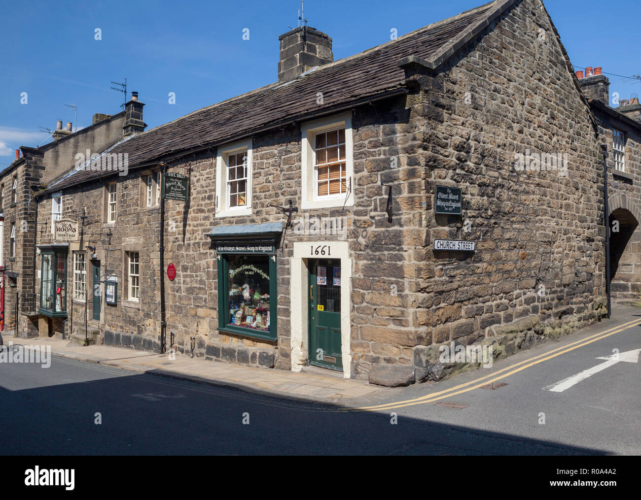 The oldest sweet shop in England, on Pateley Bridge High Street ...