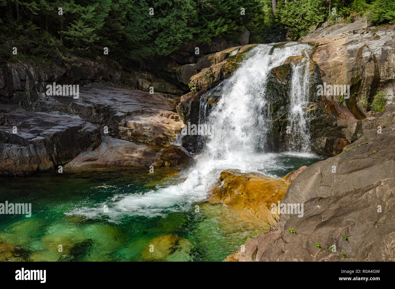 Lower Falls, Golden Ears Provincial Park, Maple Ridge, British Columbia ...