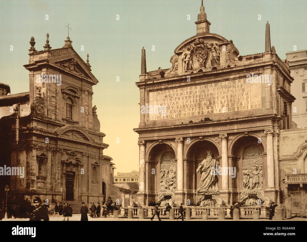 Rome street scene 1900s hi-res stock photography and images - Alamy