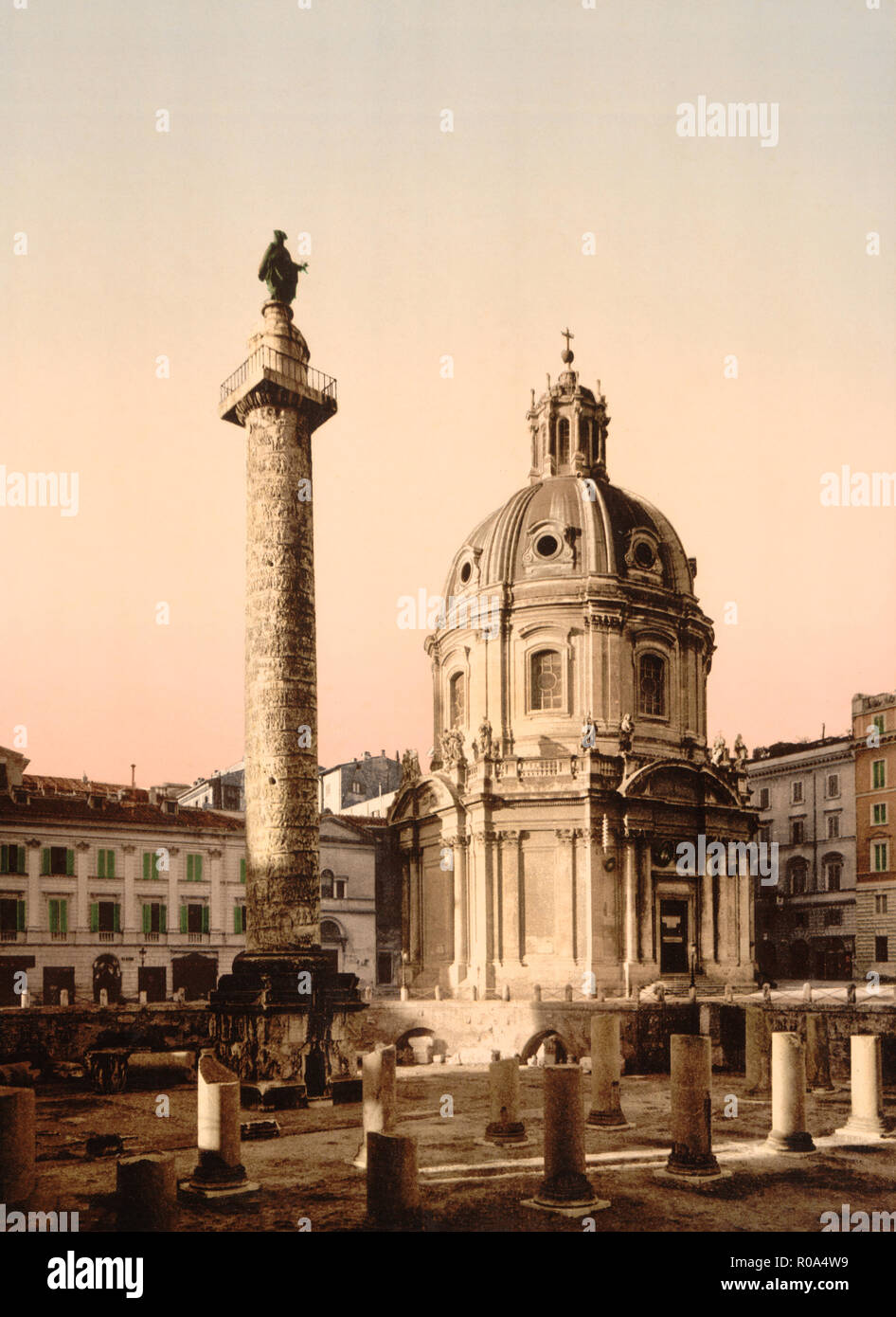 Trajan's column ancient rome hi-res stock photography and images - Alamy