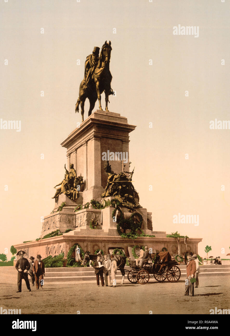 Garibaldi monument rome hi-res stock photography and images - Alamy