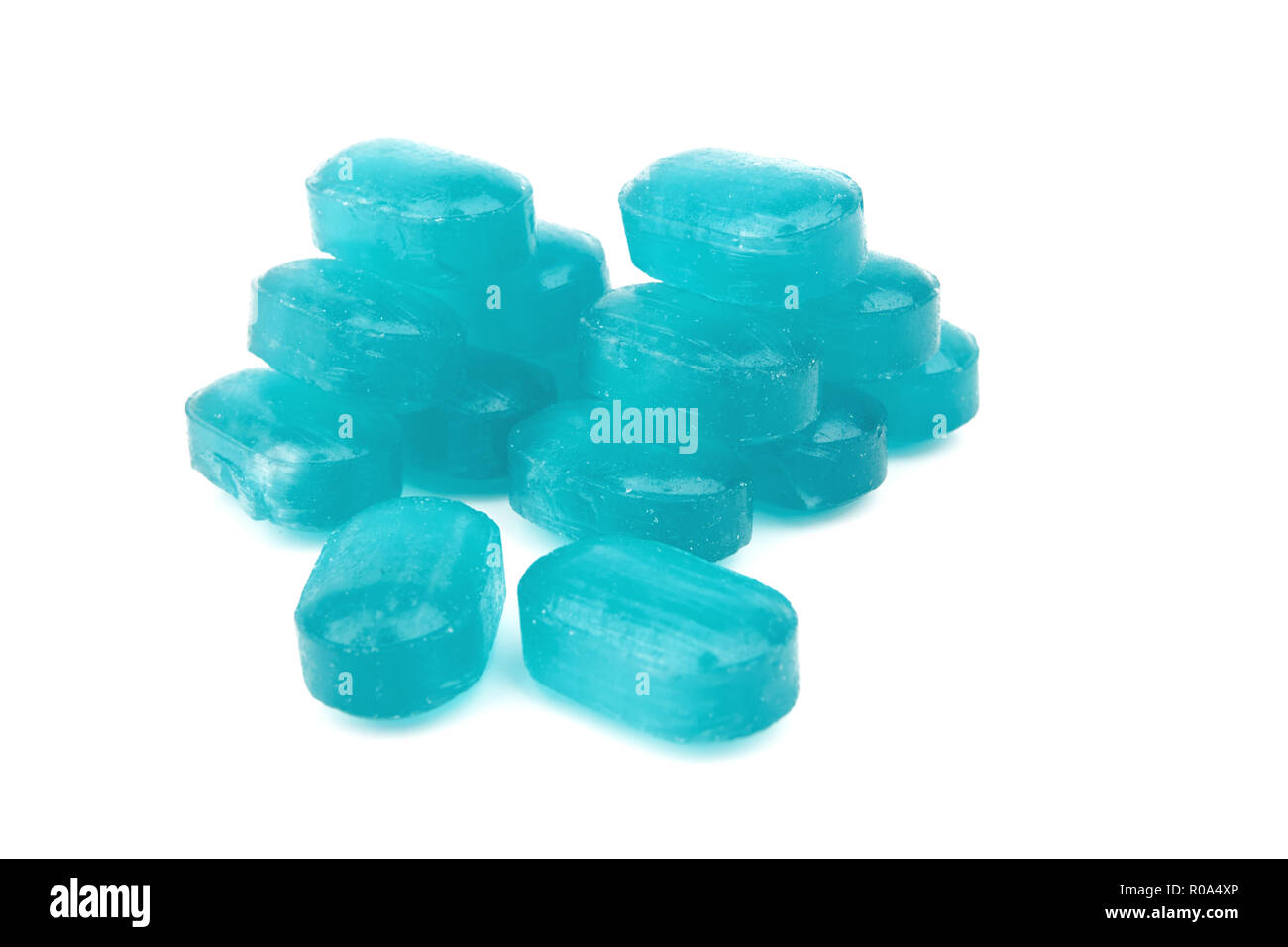 Blue sweet candies hi-res stock photography and images - Alamy