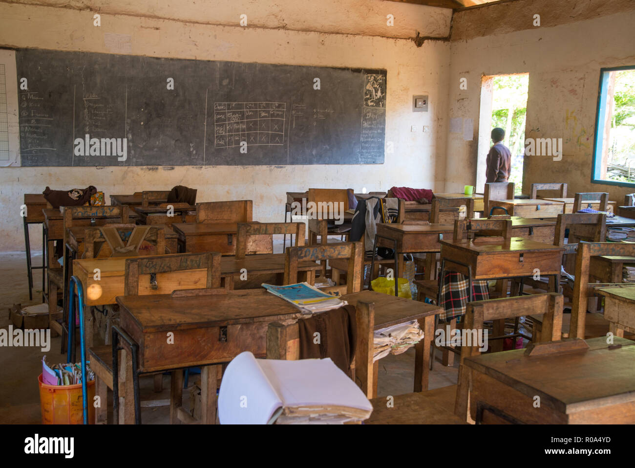 Empty classroom in Kenya, Africa Stock Photo - Alamy