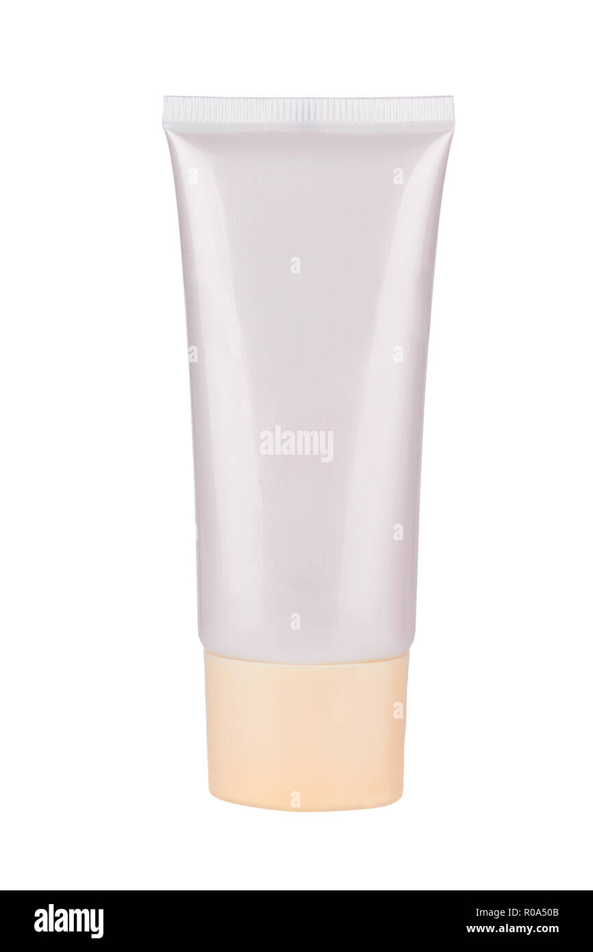 A tube of toothpaste, cream or gel isolated on white background Stock ...