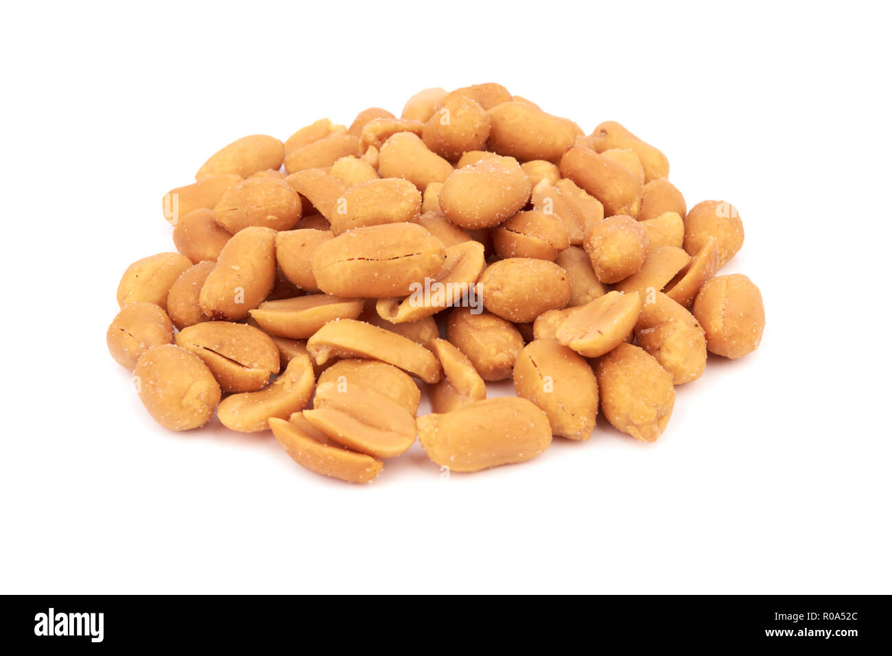 peanuts close-up isolated on a white background Stock Photo - Alamy