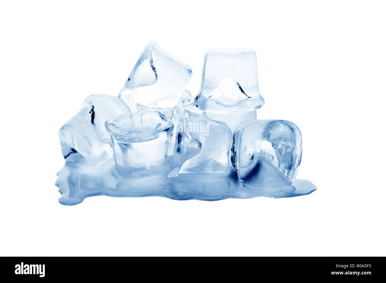 Ice cubes freezer Cut Out Stock Images & Pictures - Alamy