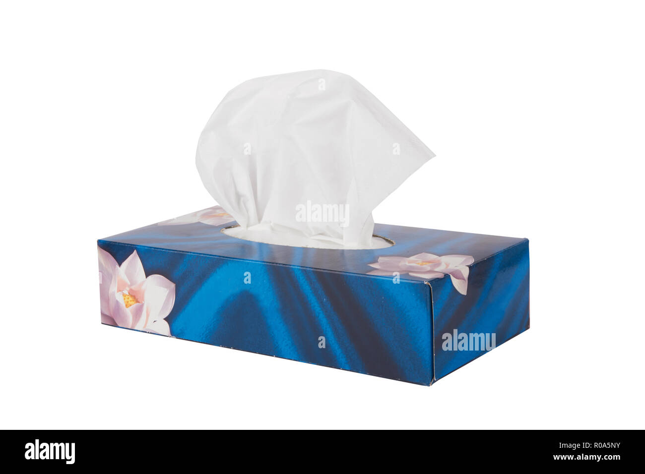 Tissue box isolated on a white background Stock Photo - Alamy