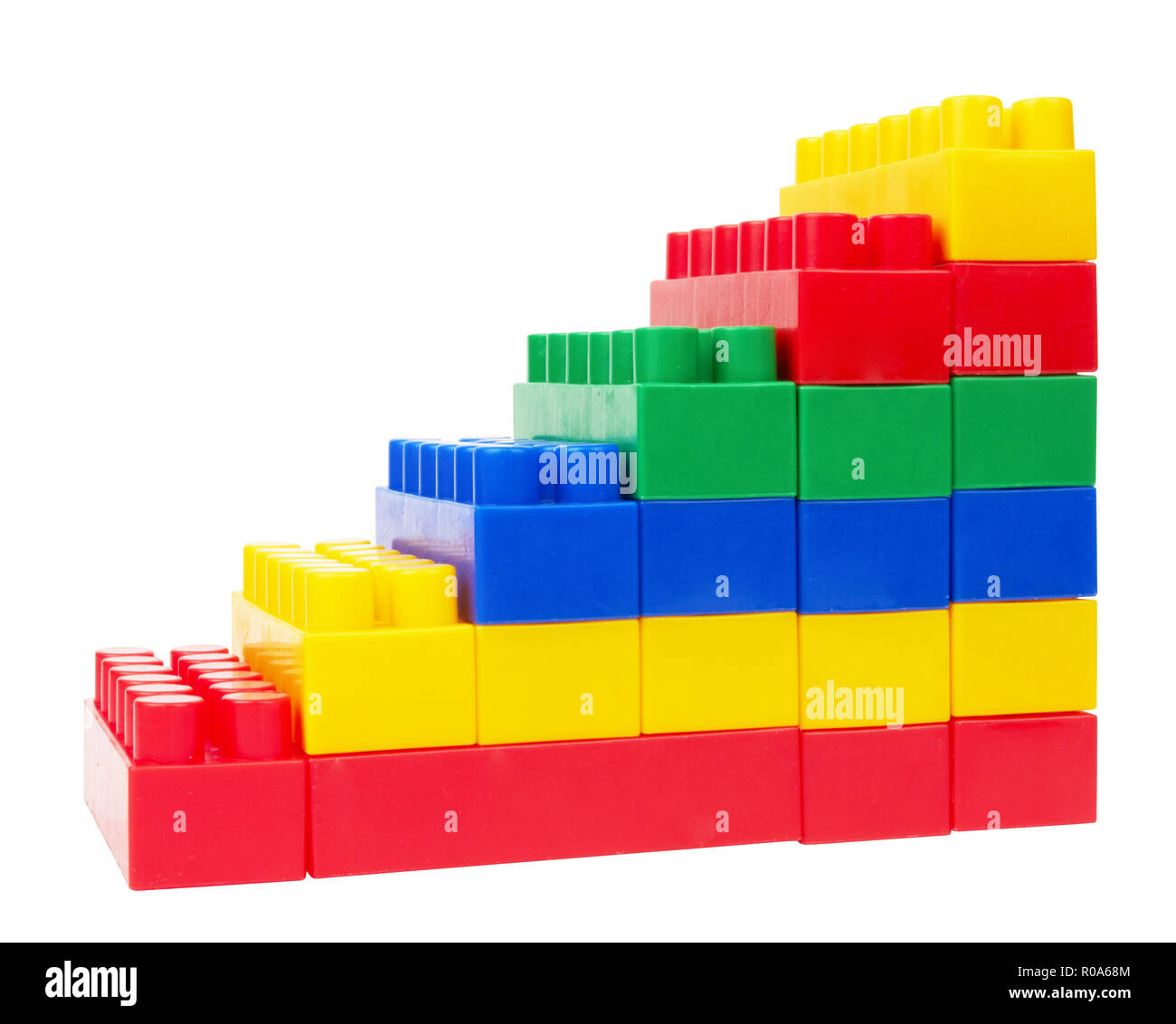 plastic construction on white background Stock Photo - Alamy