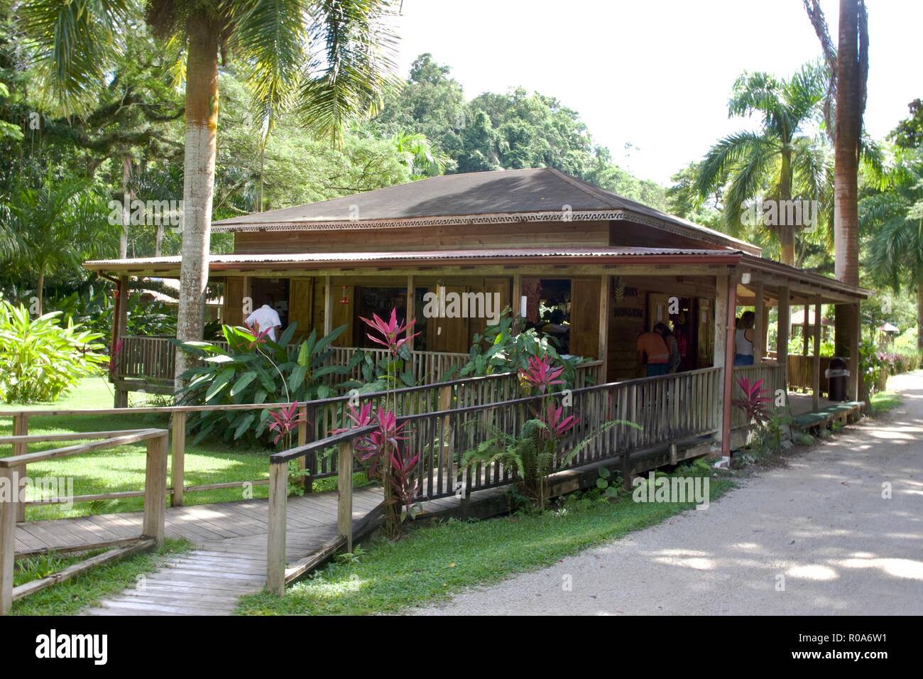 YS falls trading post which is a tourist shop in YS falls, St ...