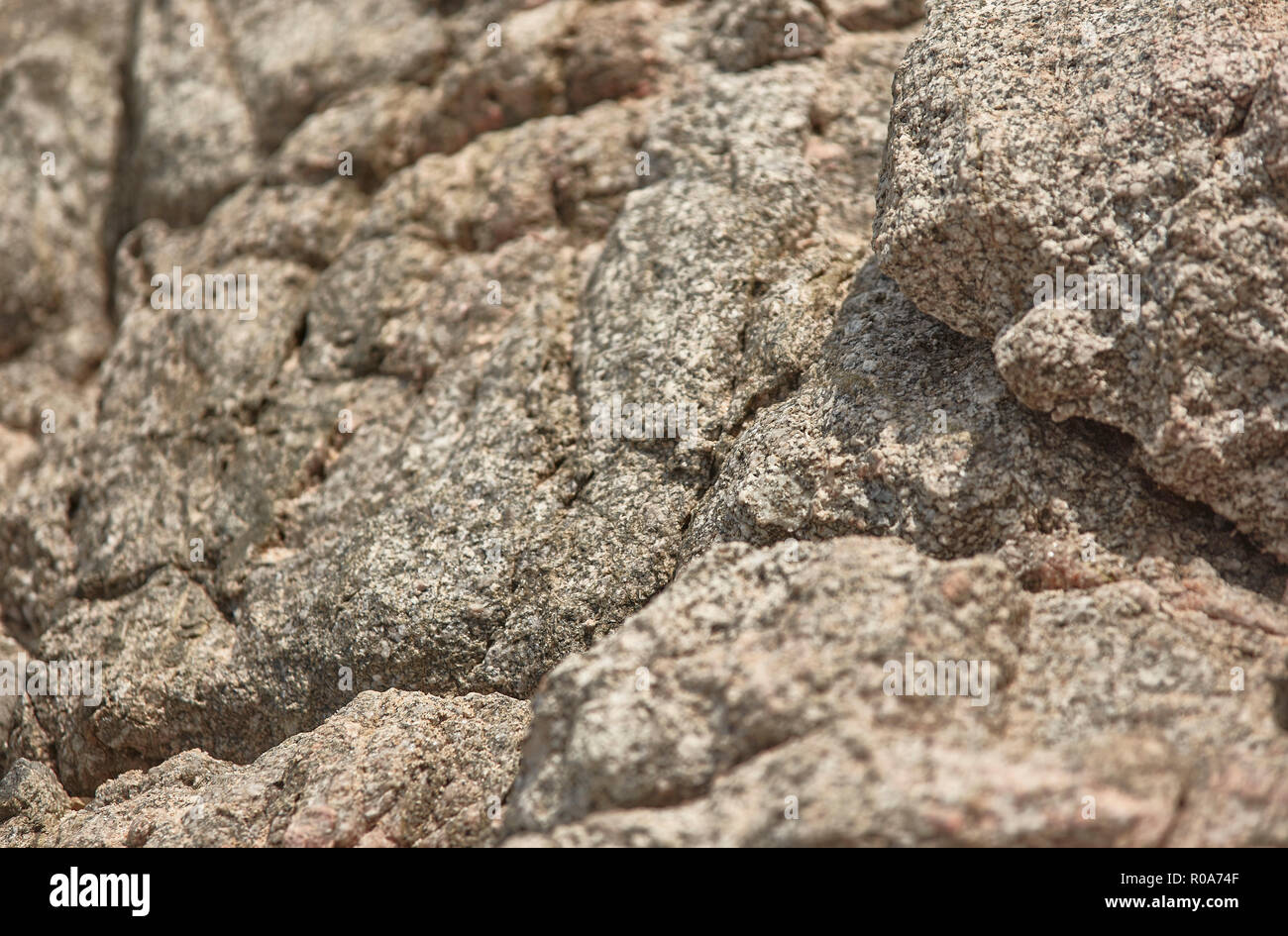 Detail of the ripples of a limestone rock forming a cliff in the ...