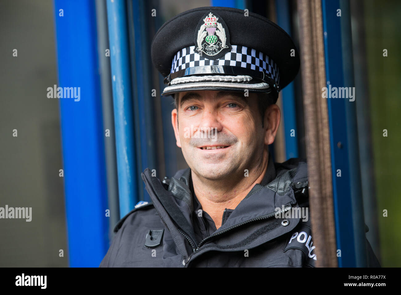 Chief Supt Gareth Blair at St Leonards Police Station, Bonfire night ...