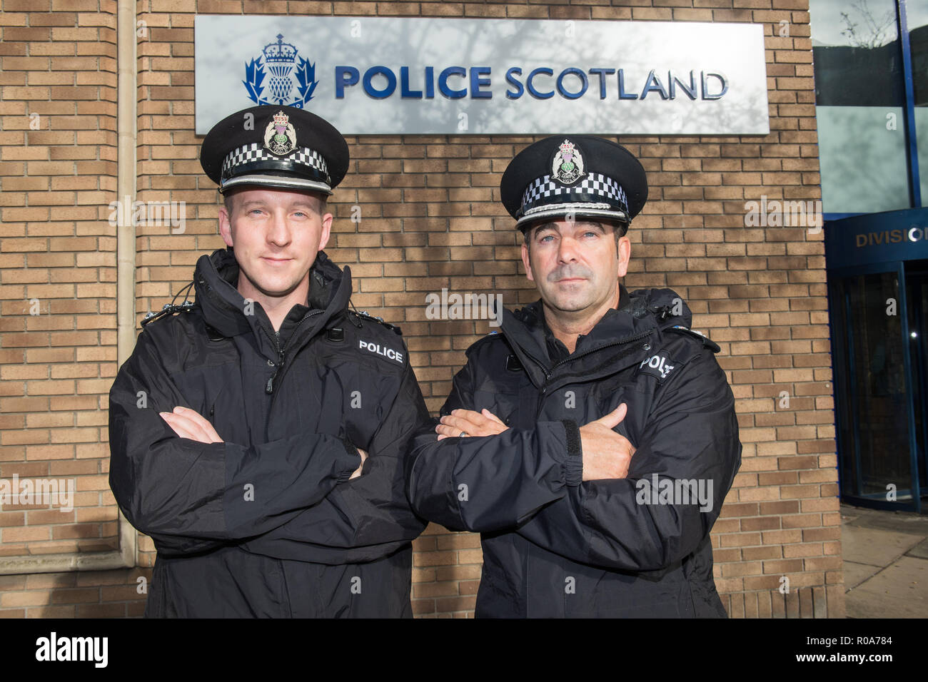 Chief Supt Gareth Blair and Chief Inspector Davie Robertson (Left) at ...