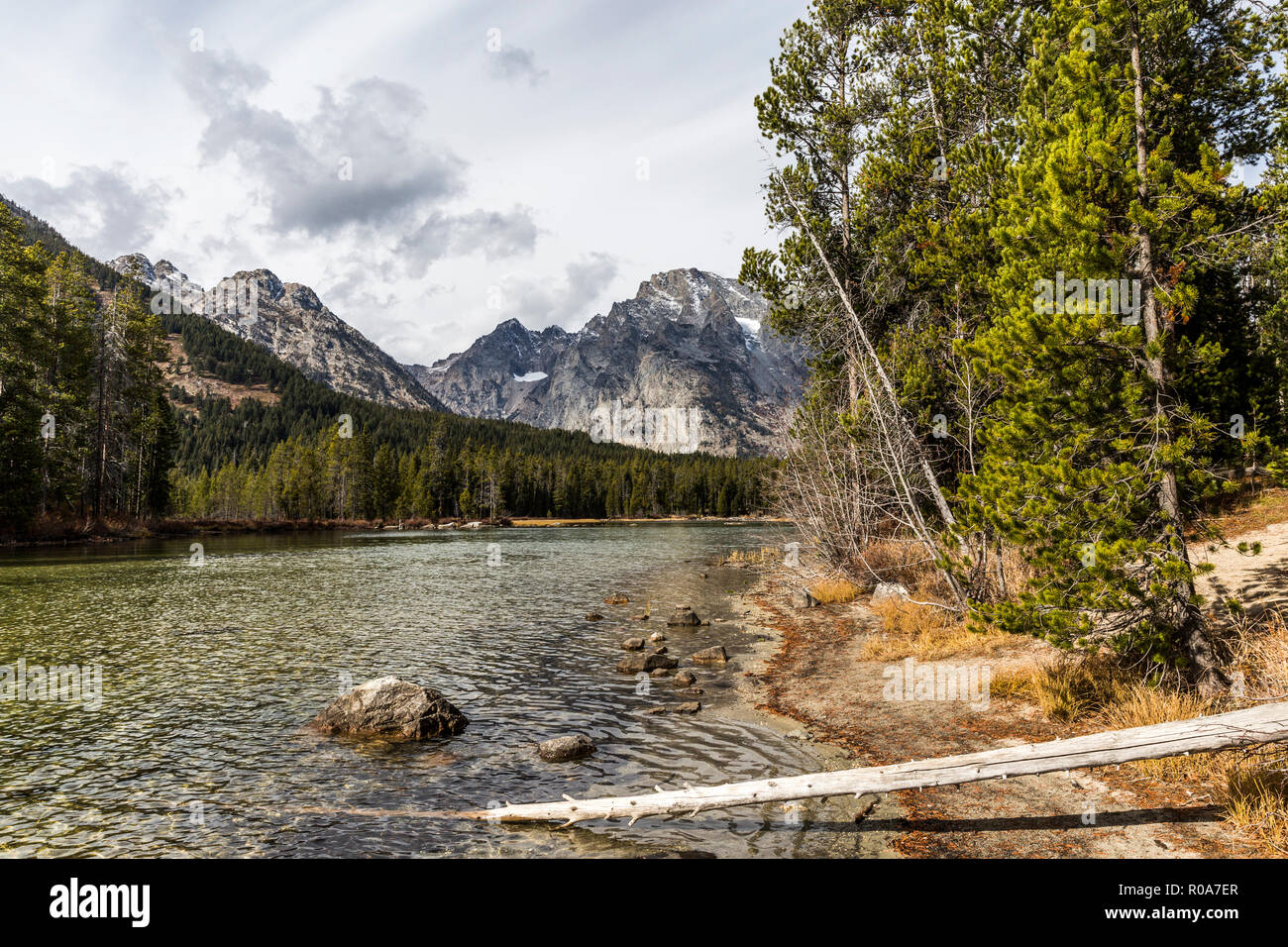 Moran lake mountain hi-res stock photography and images - Alamy