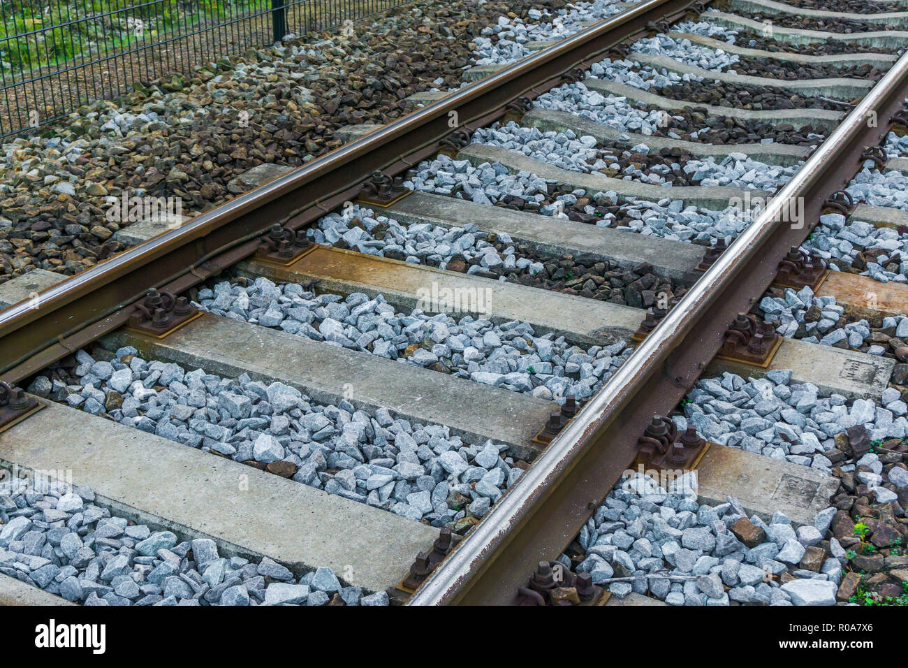 Railway ways iron road hi-res stock photography and images - Alamy