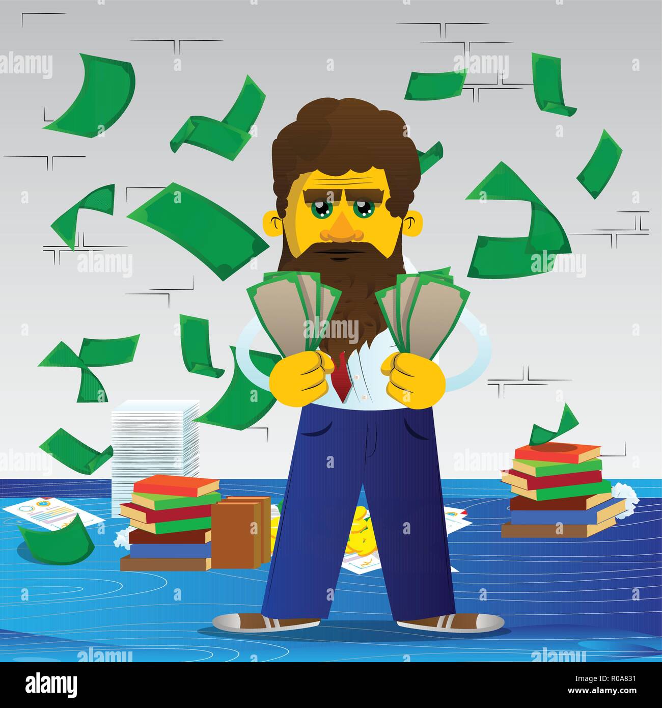 Pay friendly money Stock Vector Images - Alamy