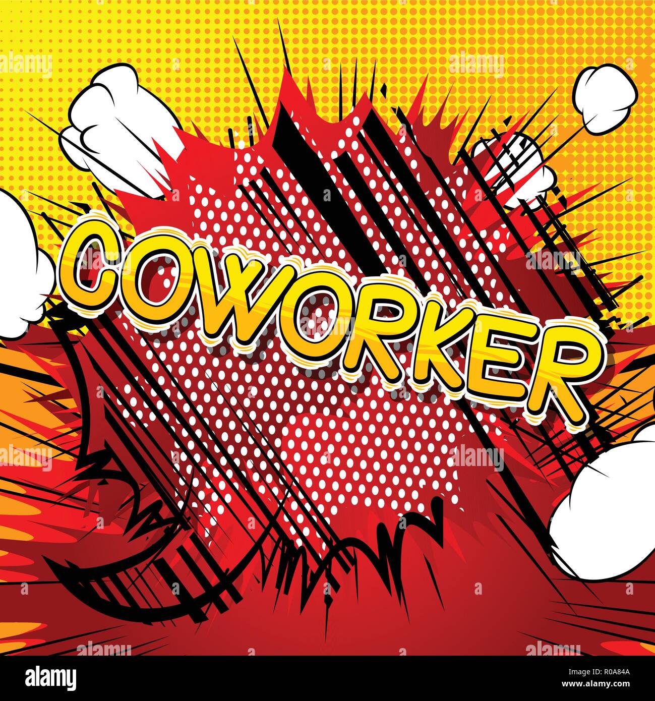 Coworking comic hi-res stock photography and images - Alamy
