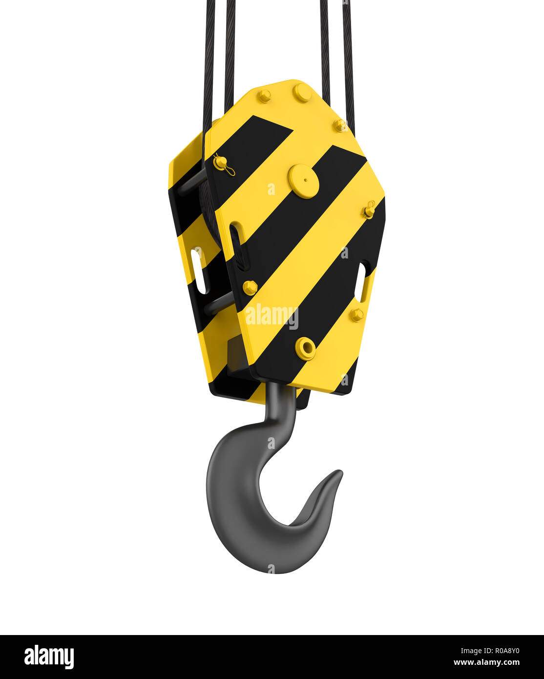 Crane Hook Isolated Stock Photo - Alamy