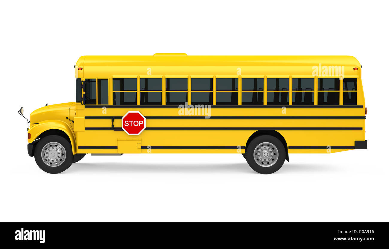 School bus Cut Out Stock Images & Pictures - Alamy