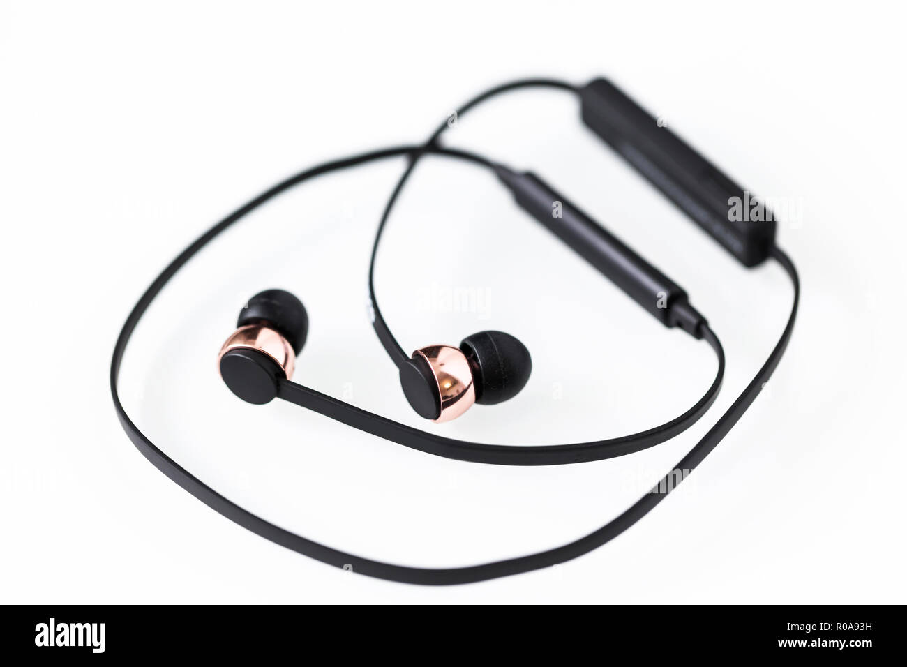 Bluetooth wireless headphones Stock Photo - Alamy