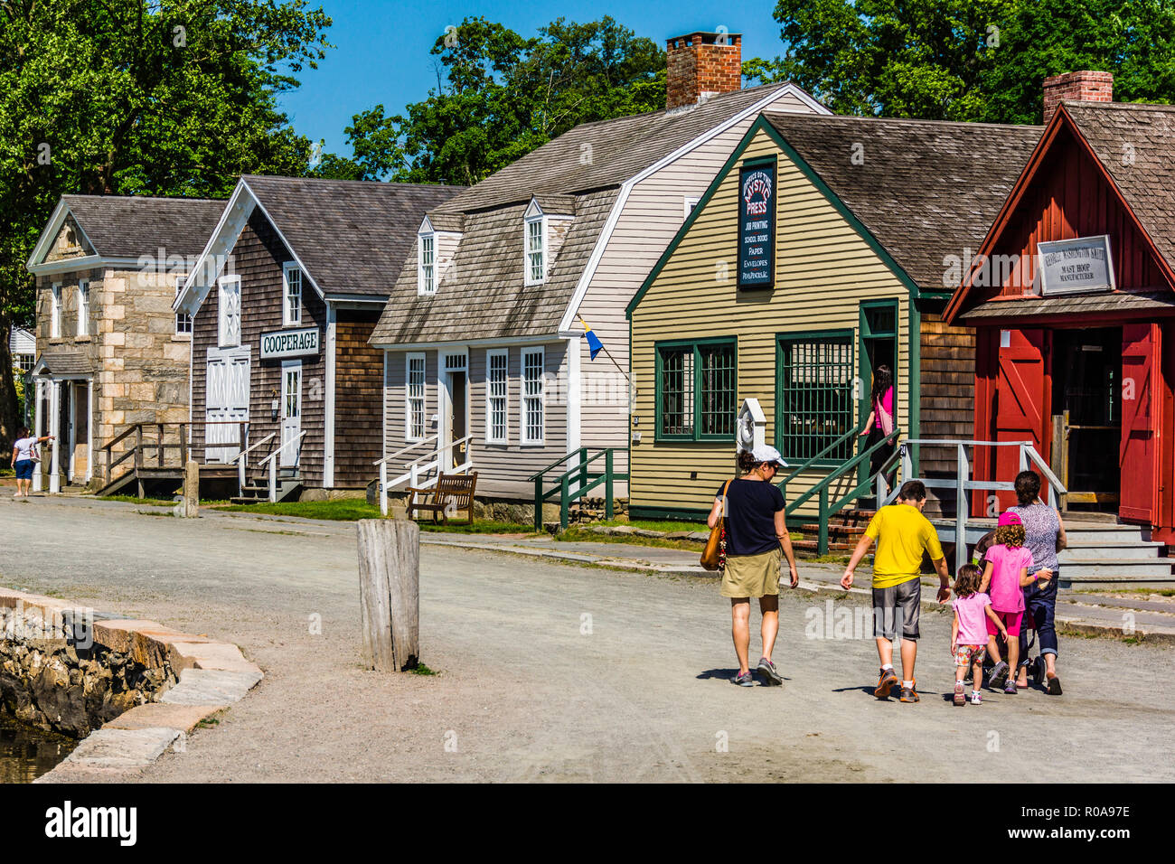 Mystic Seaport Mystic, Connecticut, USA Stock Photo - Alamy