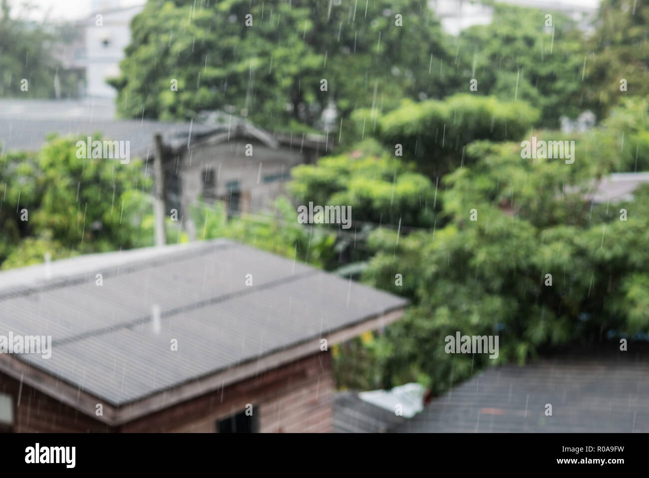 Rain house hi-res stock photography and images - Alamy