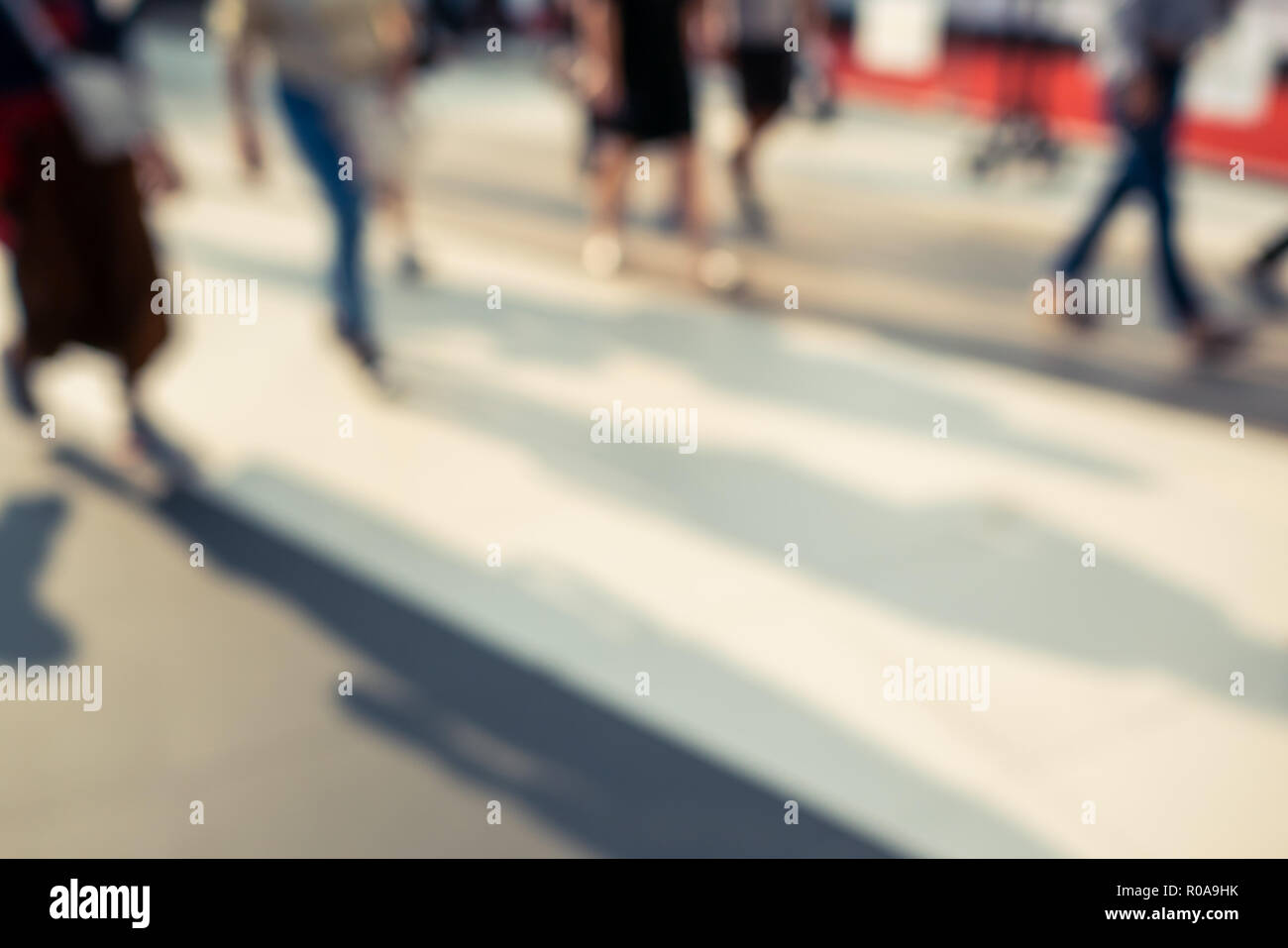 blurred people walking on the street Stock Photo - Alamy