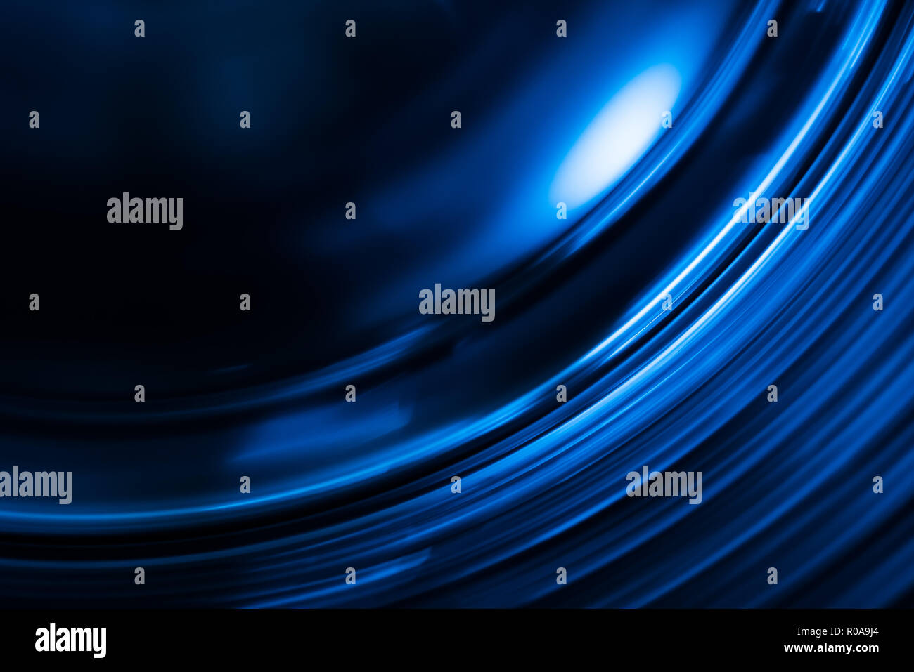Abstract moving fast blue light background Stock Photo - Alamy