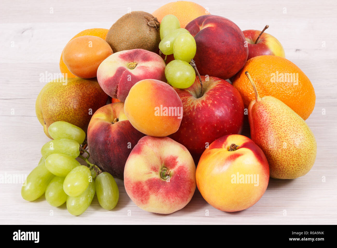 Fresh healthy nutritious food as source natural vitamins, dietary fiber ...