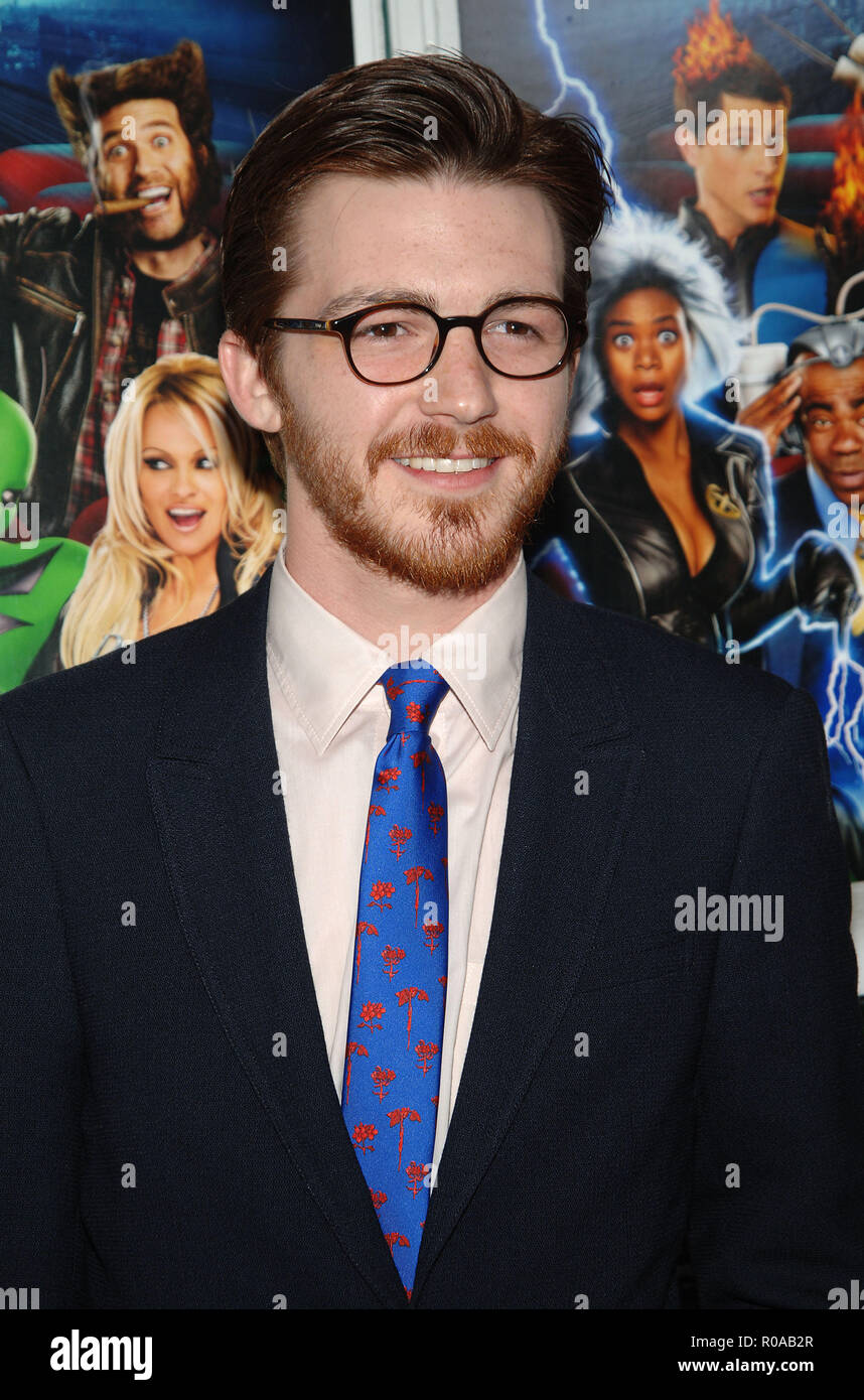 Drake Bell @ Superhero Movie Premiere at the Mann Festival Theatre In ...