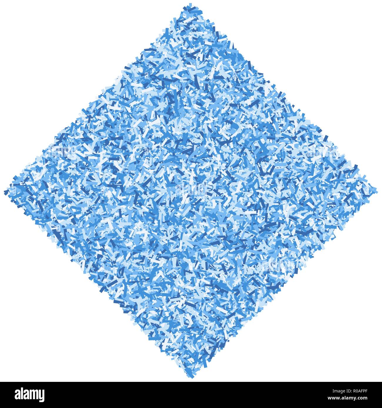 Ice crystal on white background. Snow abstract particles. Vector ...