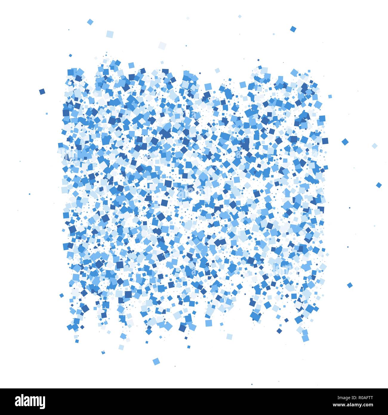 Ice crystal isolated on white background. Snow abstract particles ...