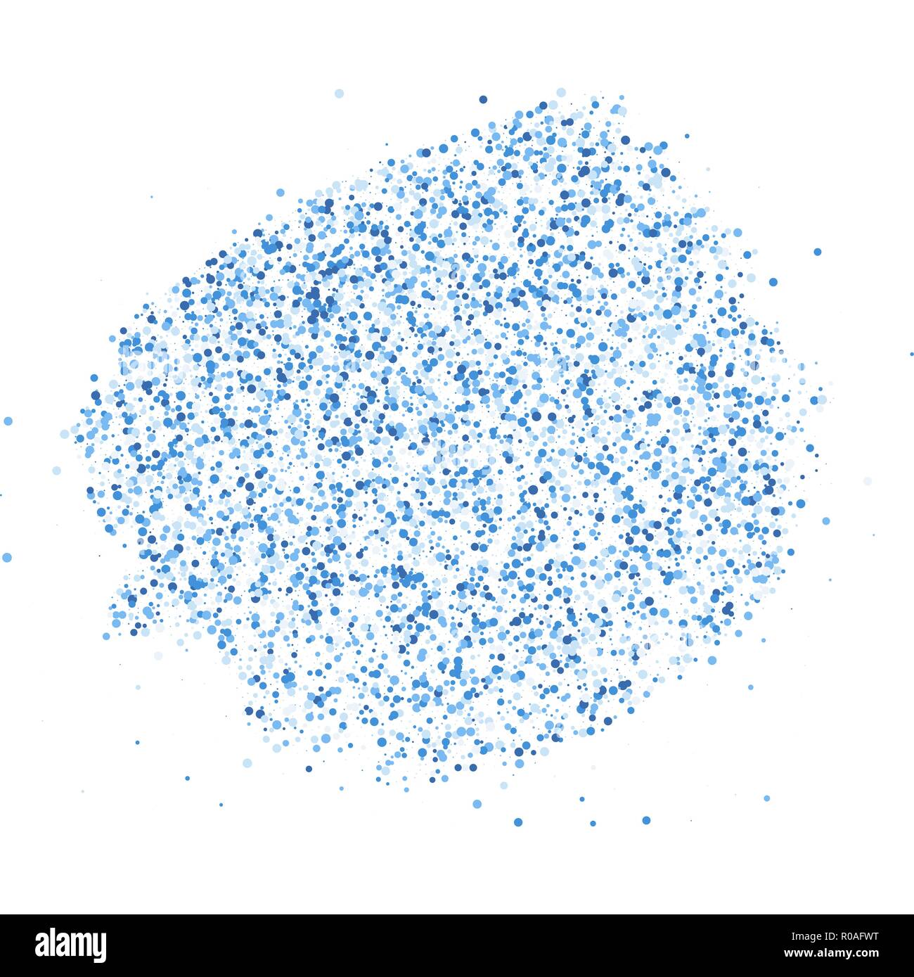 Ice crystal isolated on white background. Snow abstract particles ...