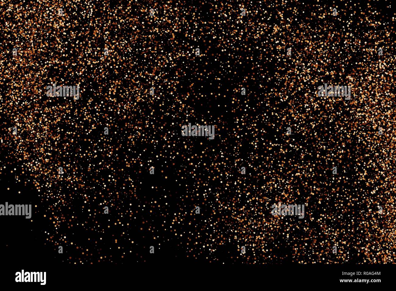 Coffee color grain texture isolated on black background. Chocolate ...