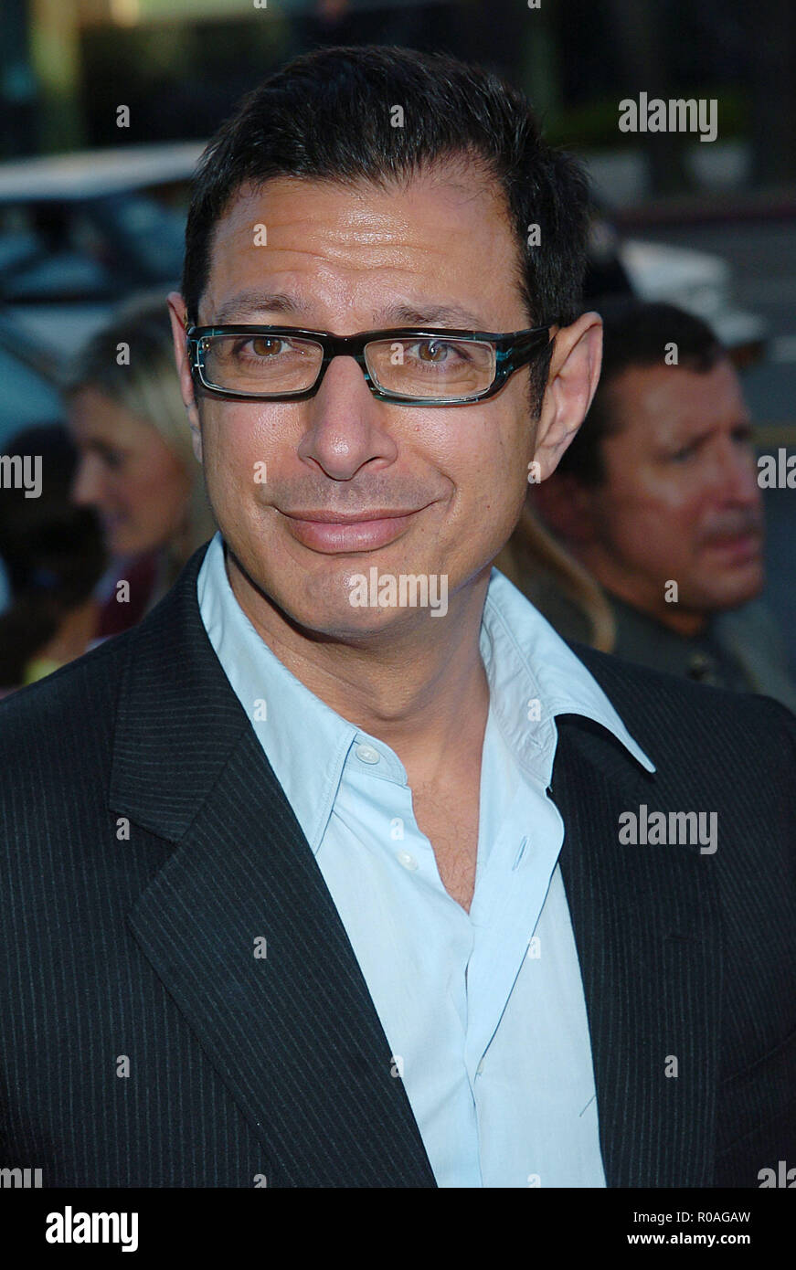 Jeff Goldblum arriving at the Los Angeles Premiere of The Manchurian ...